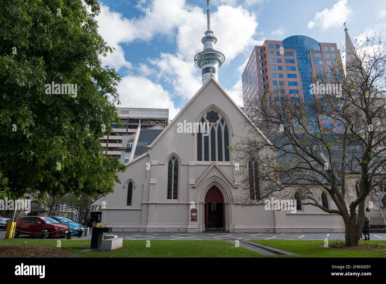 The church in Auckland city, New Zealand Stock Photo - Alamy