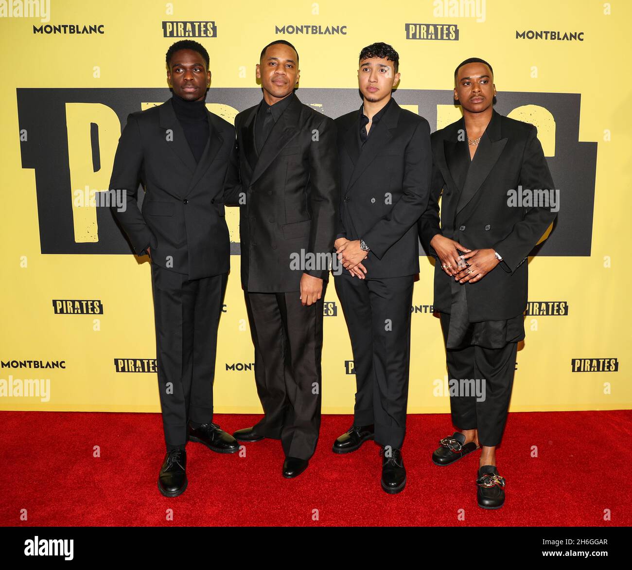 November 15th, 2021. London, UK. Jordan Peters, Reggie Yates, Reda ...