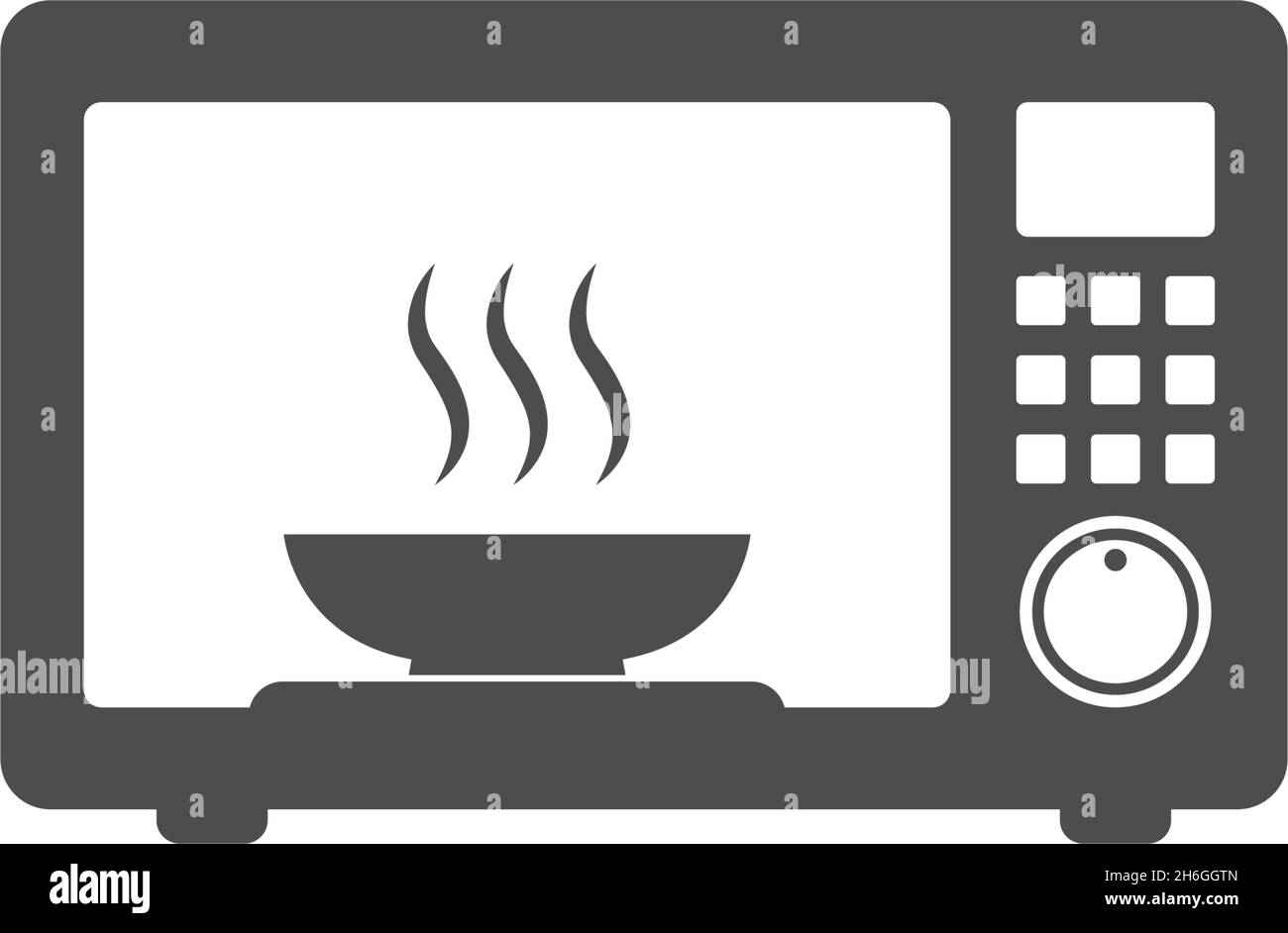 Microwave oven icon logo design template vector Stock Vector Image ...