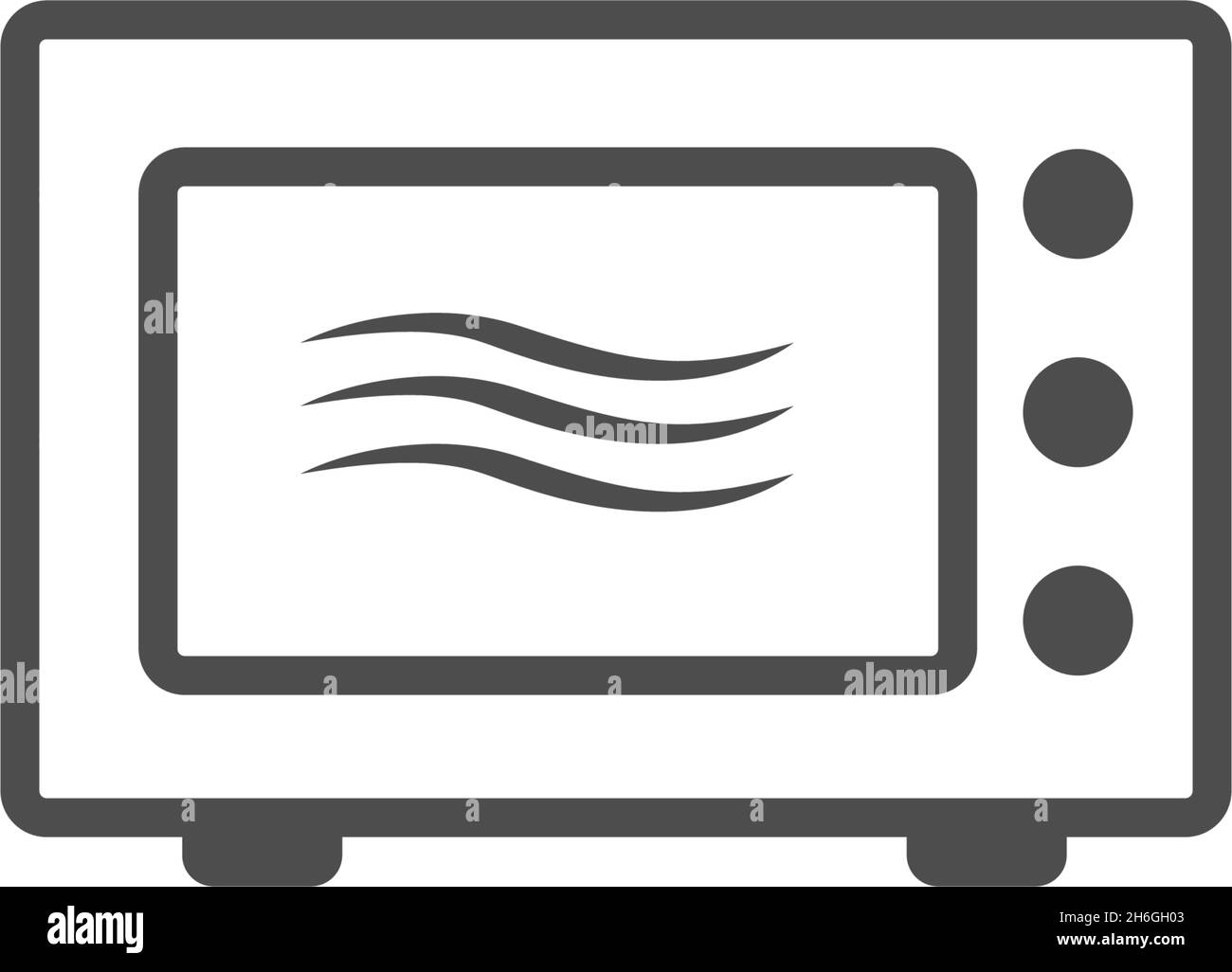 Microwave oven icon logo design template vector Stock Vector Image ...