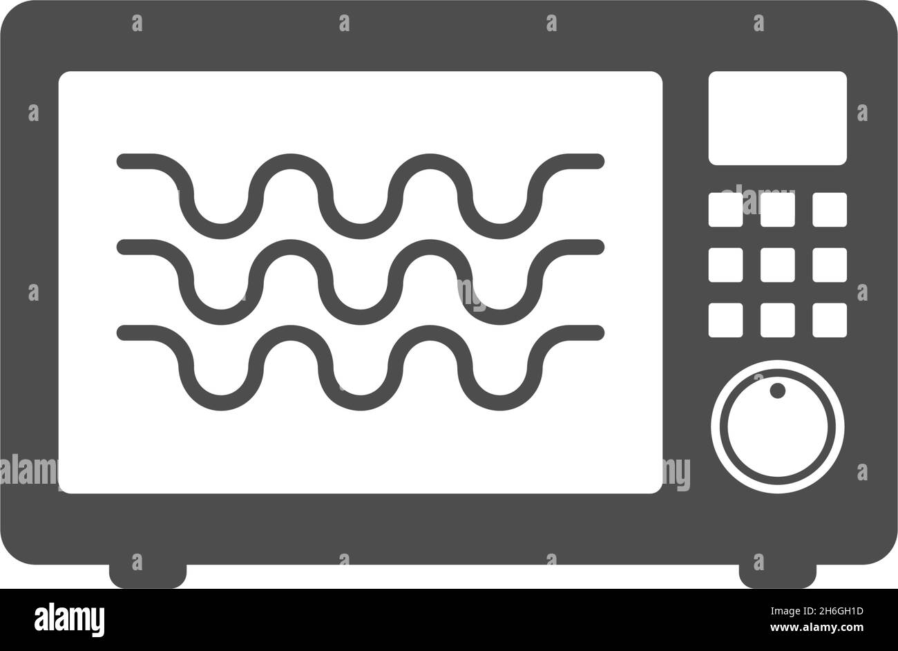 Microwave oven icon logo design template vector Stock Vector Image ...