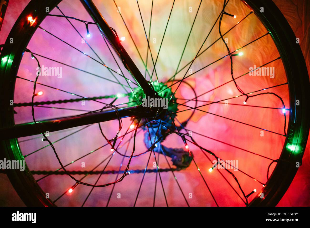 Illuminated bike hi-res stock photography and images - Alamy
