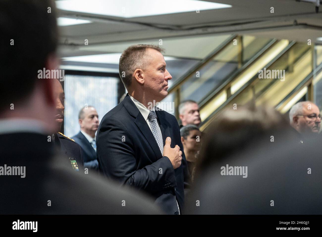 New York, United States. 15th Nov, 2021. Police Commissioner Dermot ...