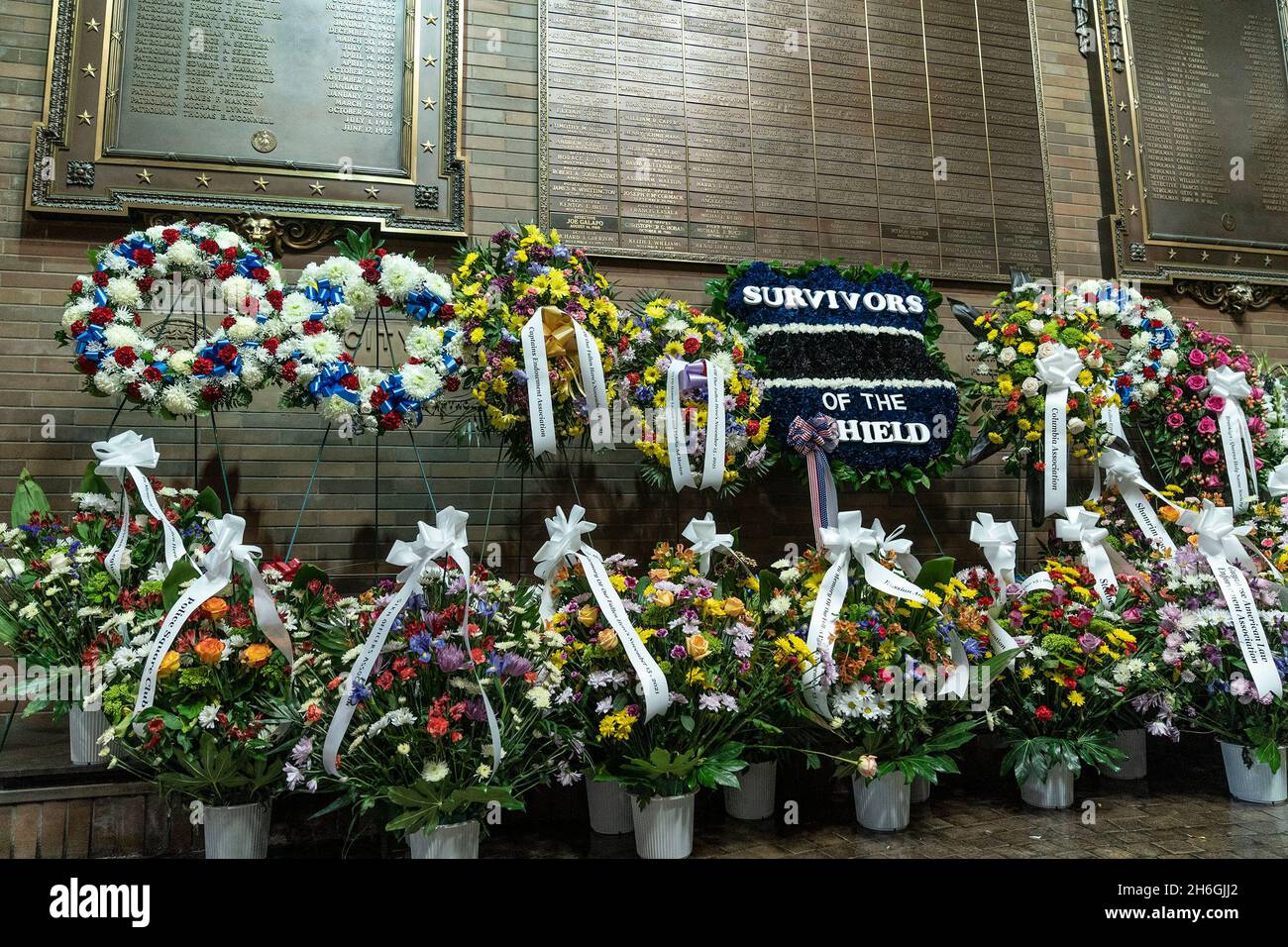 Nypd officer flower hi-res stock photography and images - Alamy