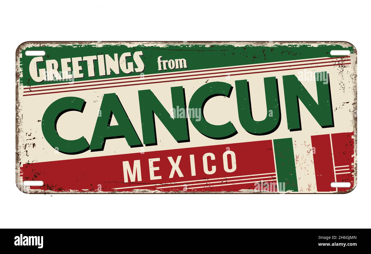 Cancun sign Stock Vector Images - Alamy