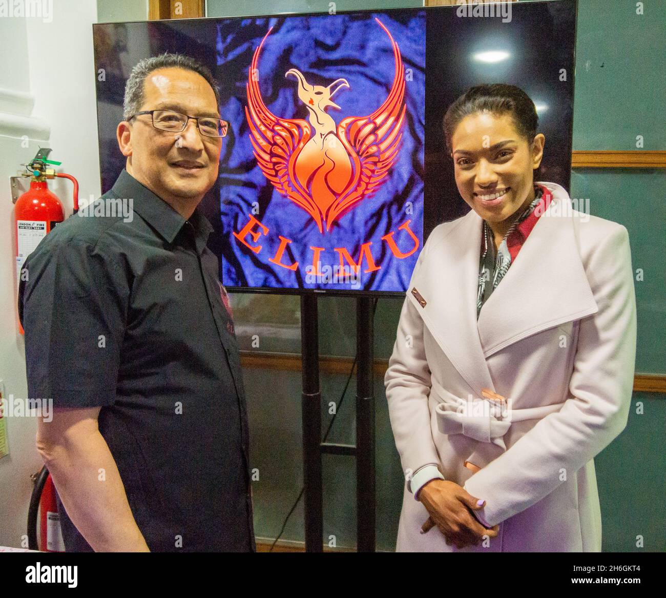 London, UK. 15th Nov, 2021. Ansel WongCBE and Maurisa Selene Coleman ...