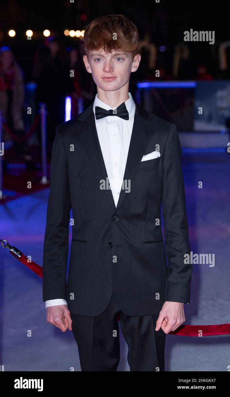 LONDON, ENGLAND - NOVEMBER 15: Henry Lawfull attends the UK Premiere of ...