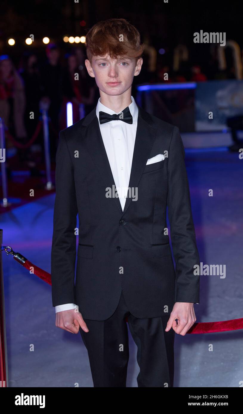 LONDON, ENGLAND - NOVEMBER 15: Henry Lawfull attends the UK Premiere of ...