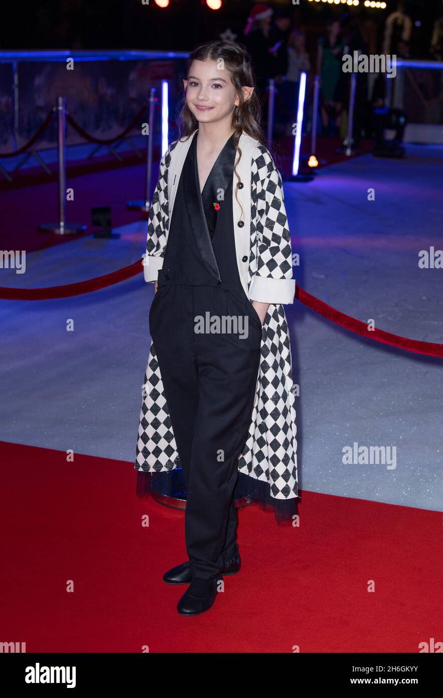 LONDON, ENGLAND - NOVEMBER 15: Indica Watson attends the UK Premiere of ...