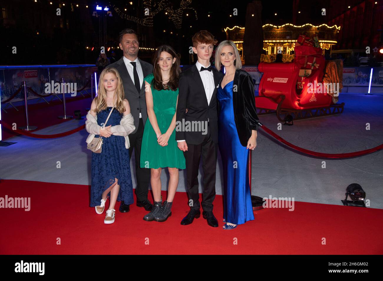 LONDON, ENGLAND - NOVEMBER 15: Henry Lawfull and Family attend the UK ...