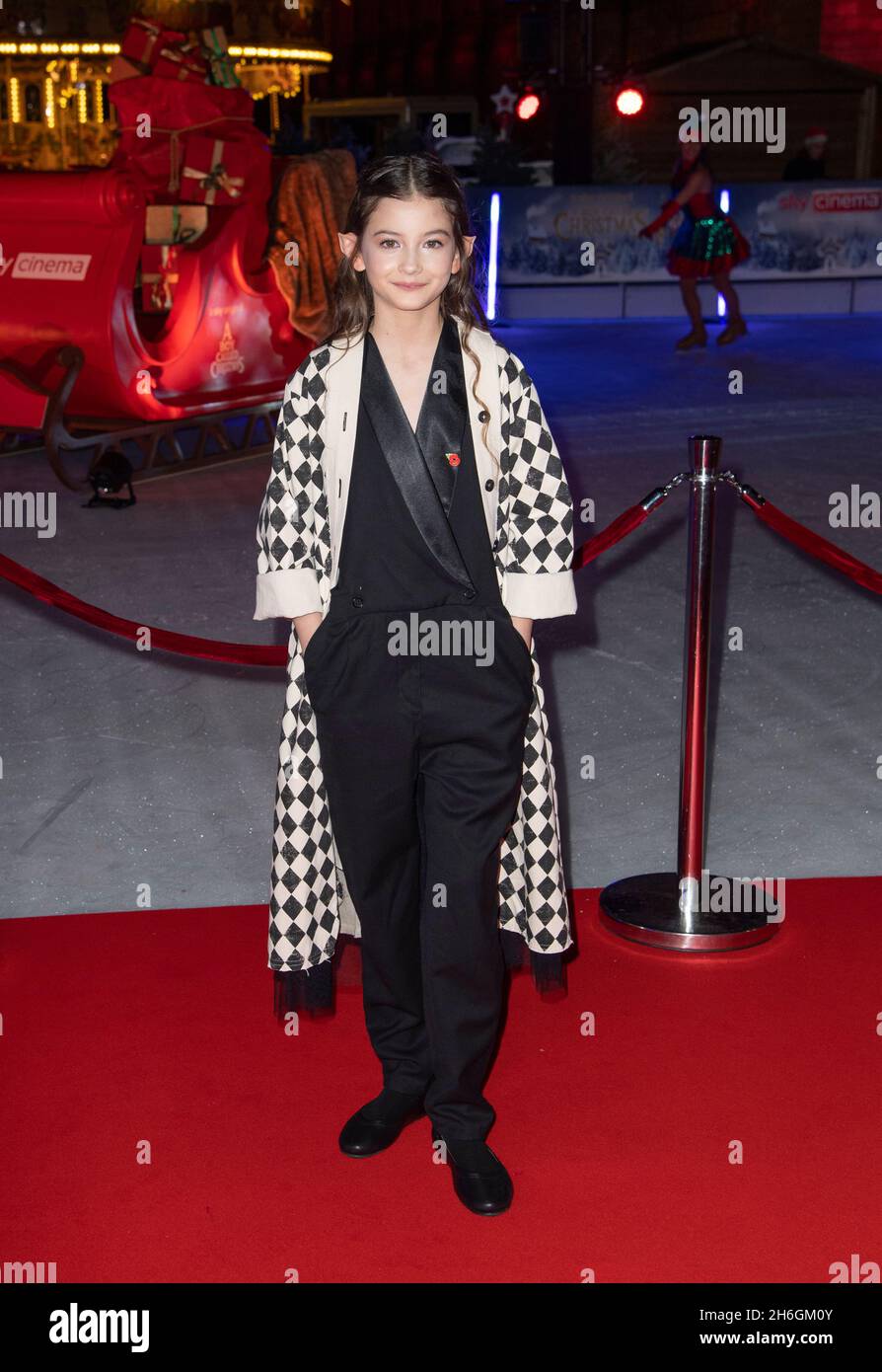 LONDON, ENGLAND - NOVEMBER 15: Indica Watson attends the UK Premiere of ...