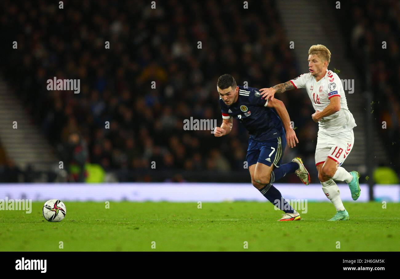 15th November 2021; Hampden Park, Glasgow, Scotland, FIFA World Cup ...