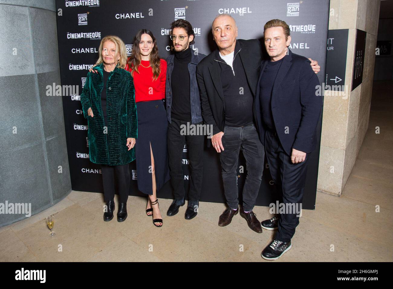 Nicole Garcia, Stacy Martin, Pierre Niney, Jacques Fieschi and Benoit ...