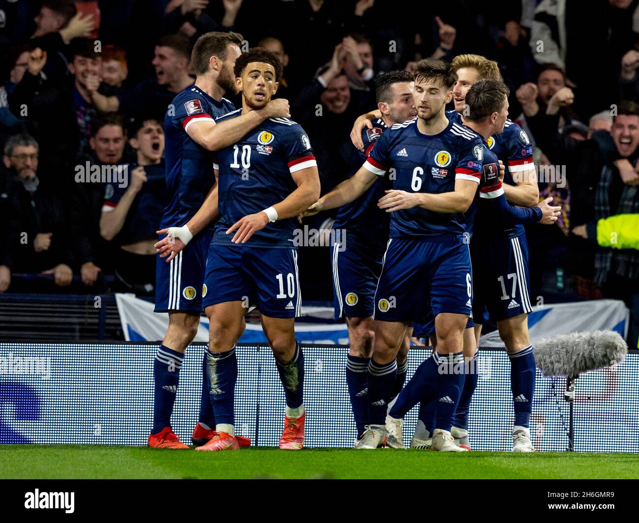 15th November 2021; Hampden Park, Glasgow, Scotland, FIFA World Cup ...