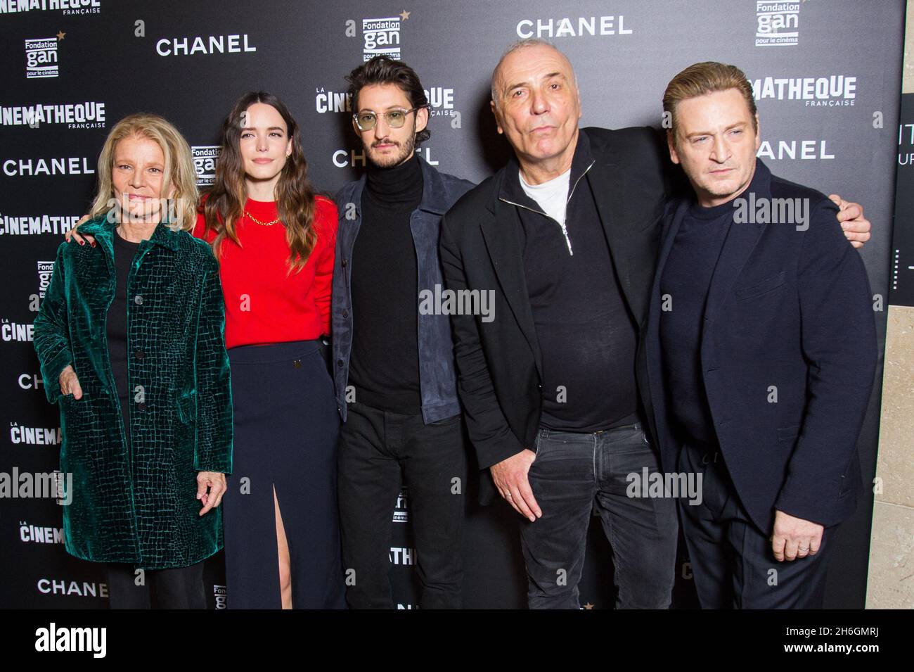 Nicole Garcia, Stacy Martin, Pierre Niney, Jacques Fieschi and Benoit ...