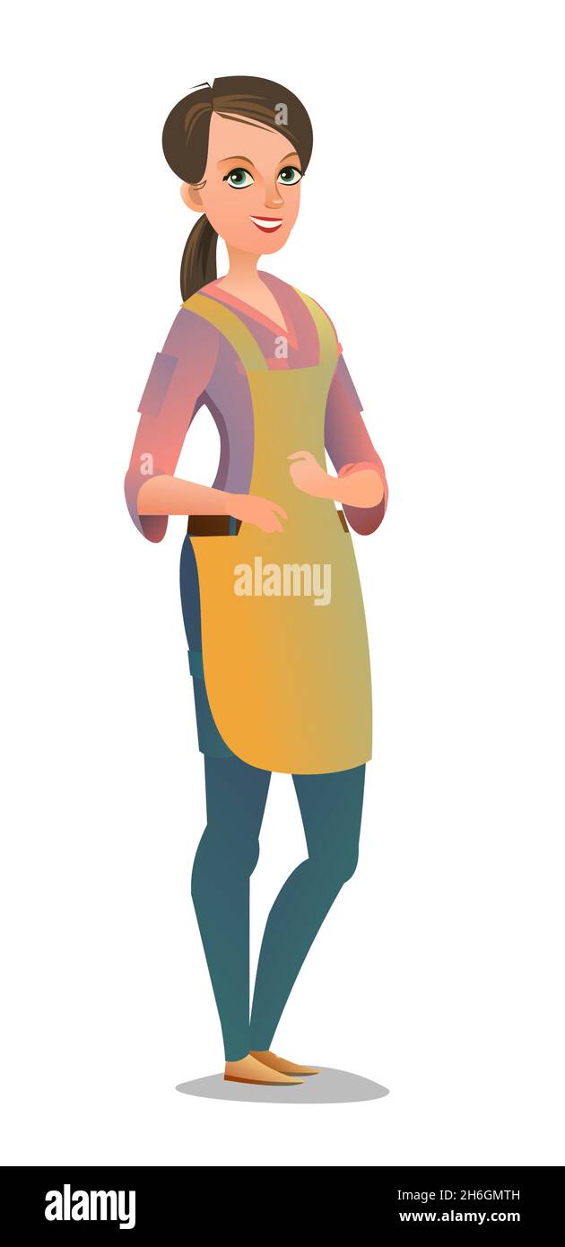 Female carpenter woman cartoon character hi-res stock photography and ...