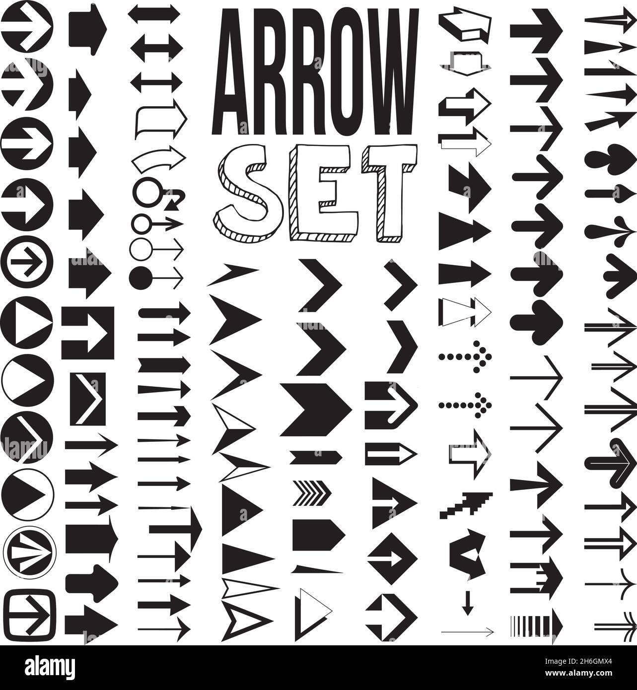Arrow elements Stock Vector Images - Alamy