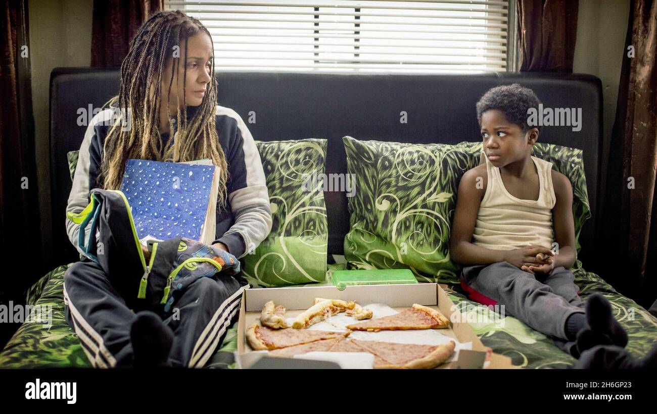 BRUISED, from left: Halle Berry, Danny Boyd Jr., 2020. ph: John Baer ...