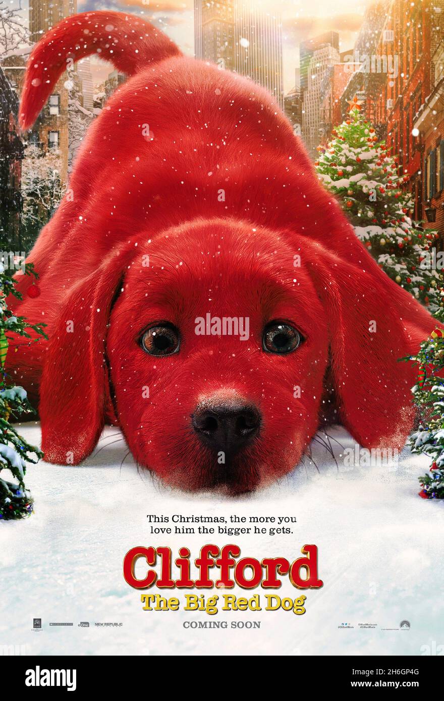 CLIFFORD THE BIG RED DOG, advance poster, Clifford, 2021. © Paramount ...