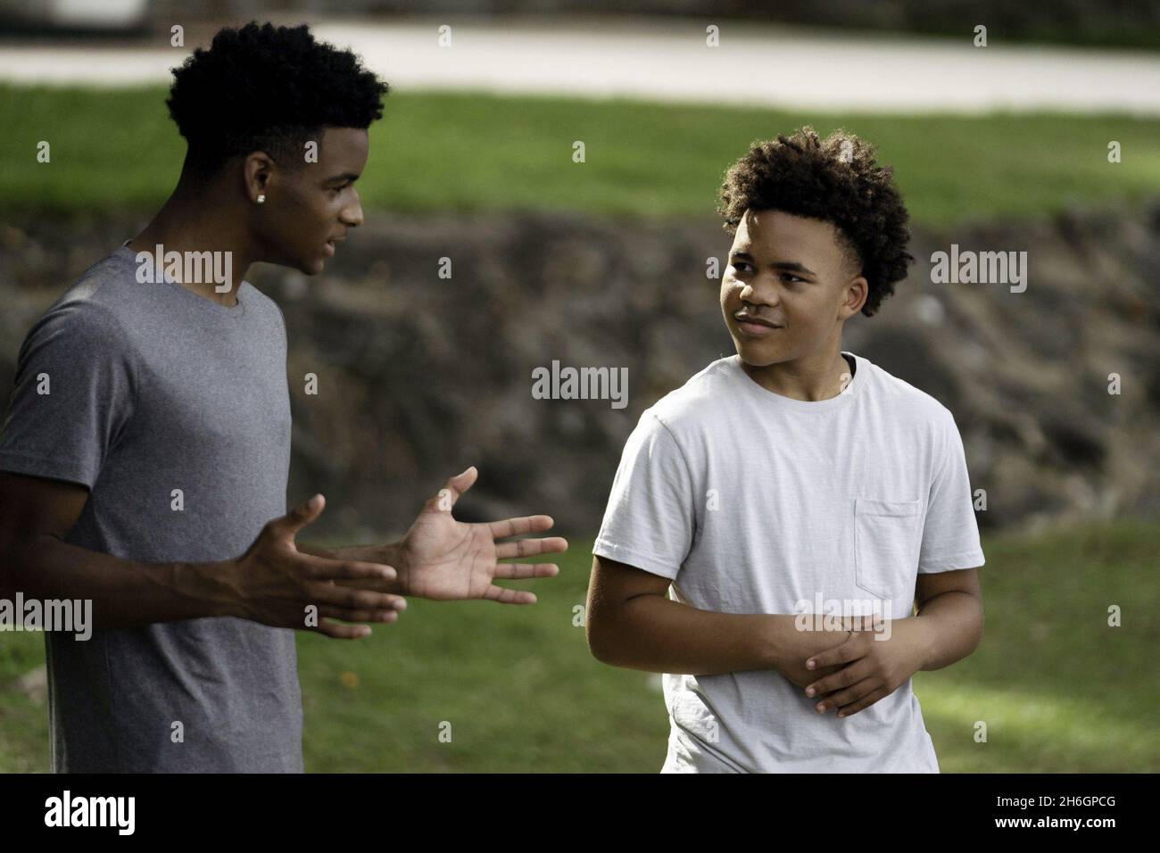 HORROR NOIRE, from left: Nathaniel Logan McIntyre, Maceo Smedley ...