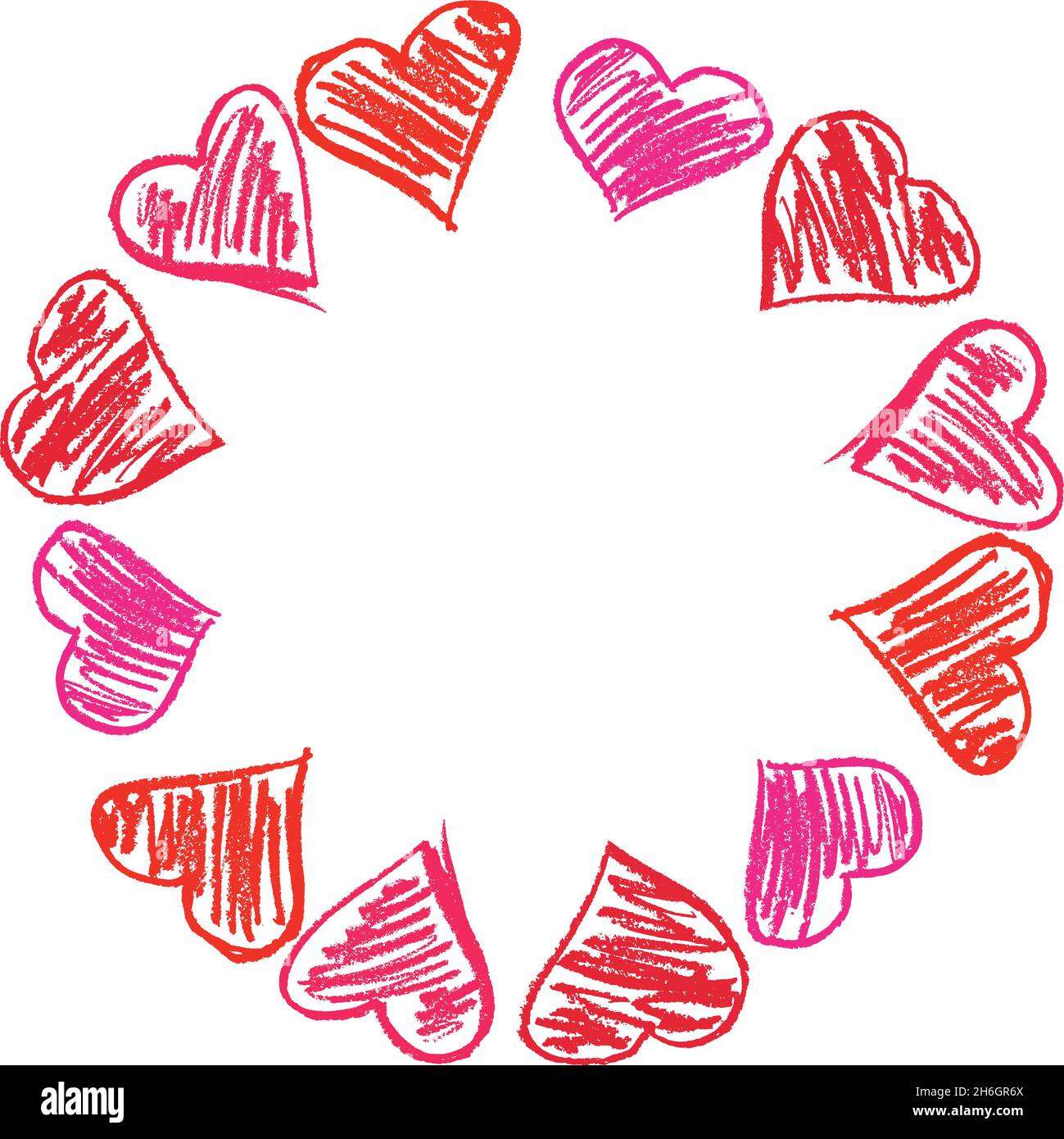 Heart shape over the white background vector illustration Stock Vector ...