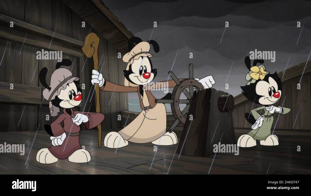 ANIMANIACS, from left: Yakko (voice: Rob Paulsen), Wakko (voice: Jess ...