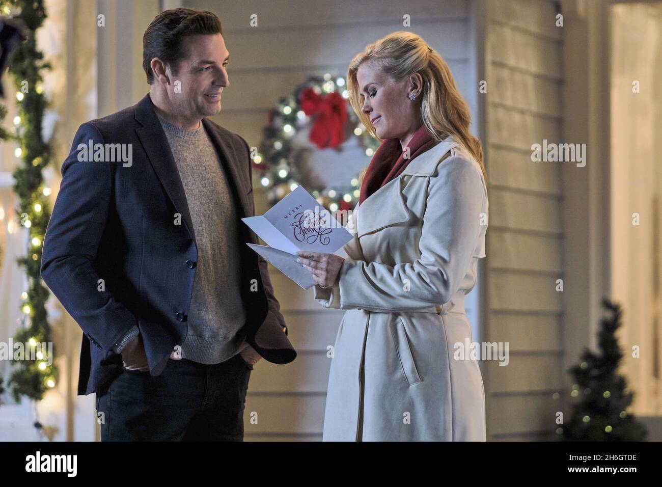 OPEN BY CHRISTMAS, from left: Brennan Elliott, Alison Sweeney, (aired ...
