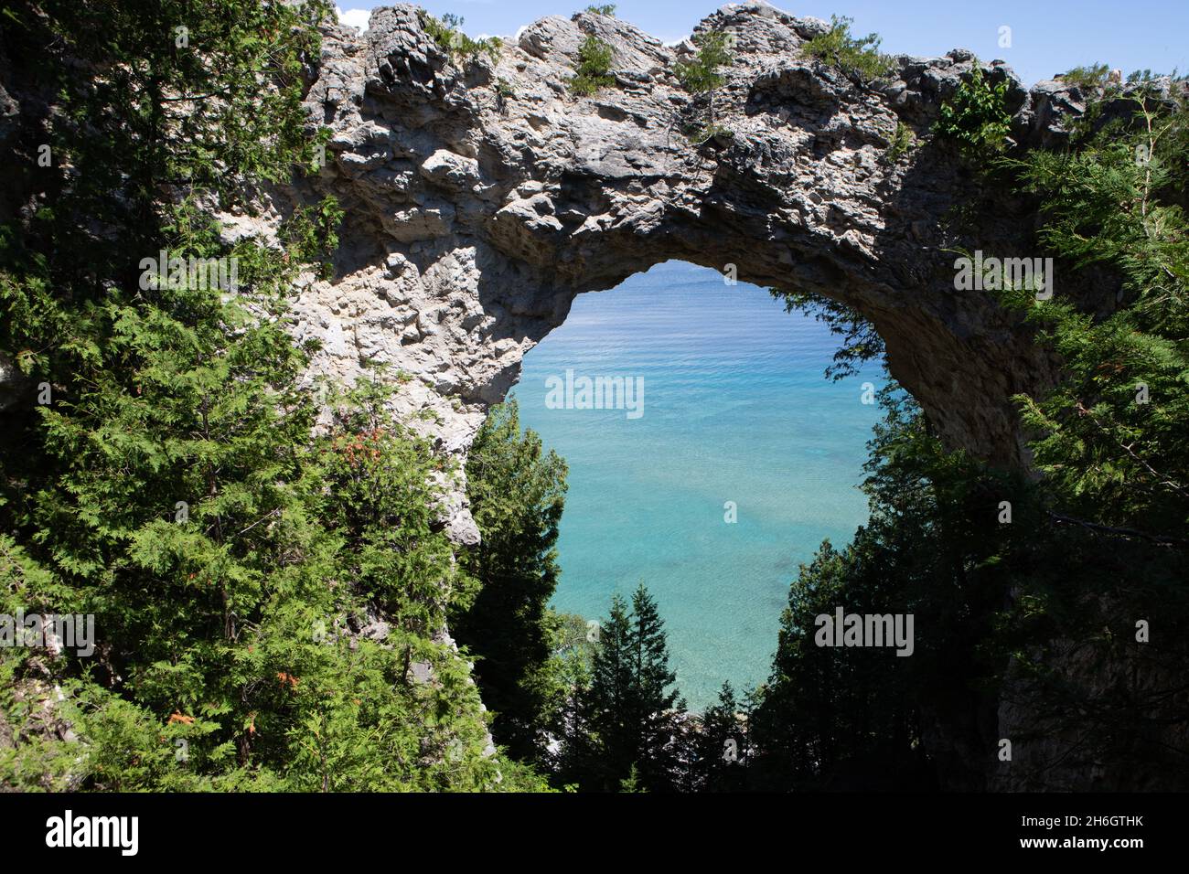 Arch rock michigan hi-res stock photography and images - Alamy