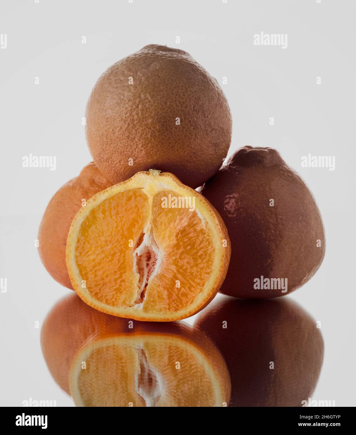 Super juicy Tangelo (Mineola Fruit) food still-life representation ...