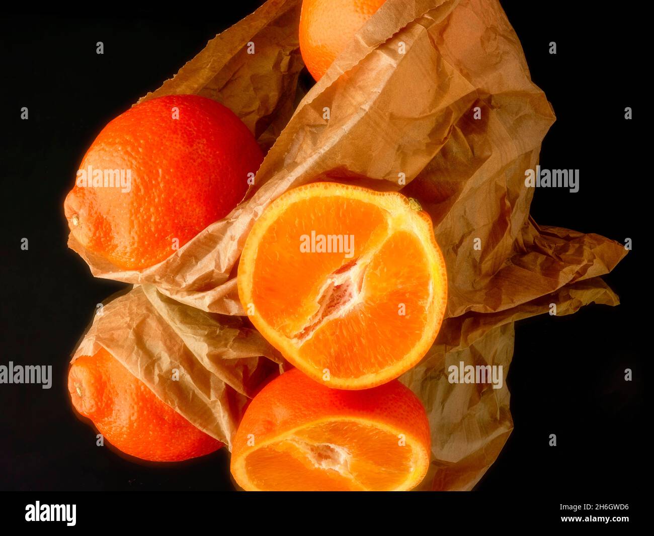 Super juicy Tangelo (Mineola Fruit) food still-life representation ...