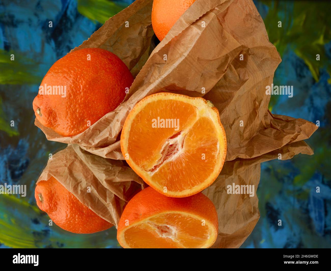 Super juicy Tangelo (Mineola Fruit) food still-life representation ...