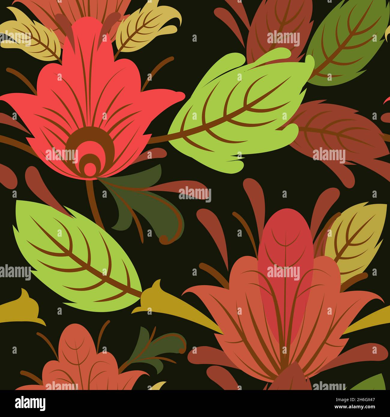 Summer vegetable seamless pattern. Traditional. Beautiful ornament with ...