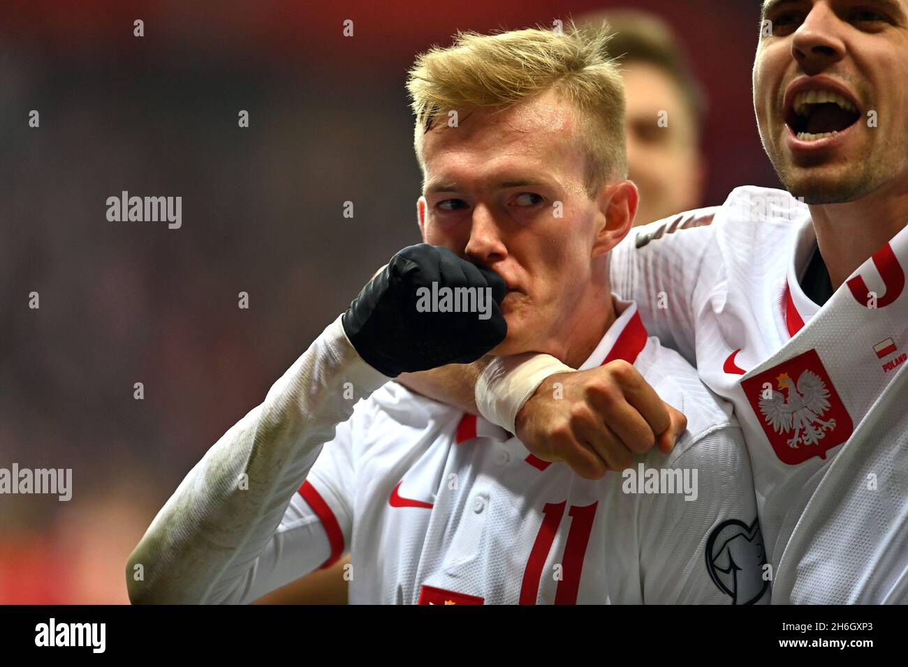 WARSAW, POLAND - NOVEMBER 15, 2021: World Cup 22 Qatar qualification ...