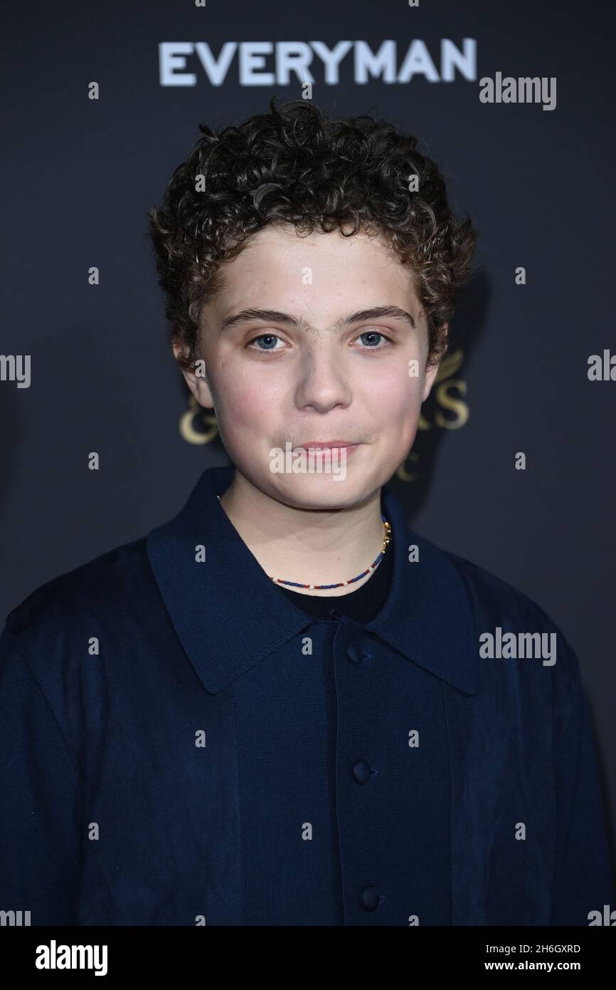 London, UK. 15 November 2021. Roman Griffin Davis attending the UK ...