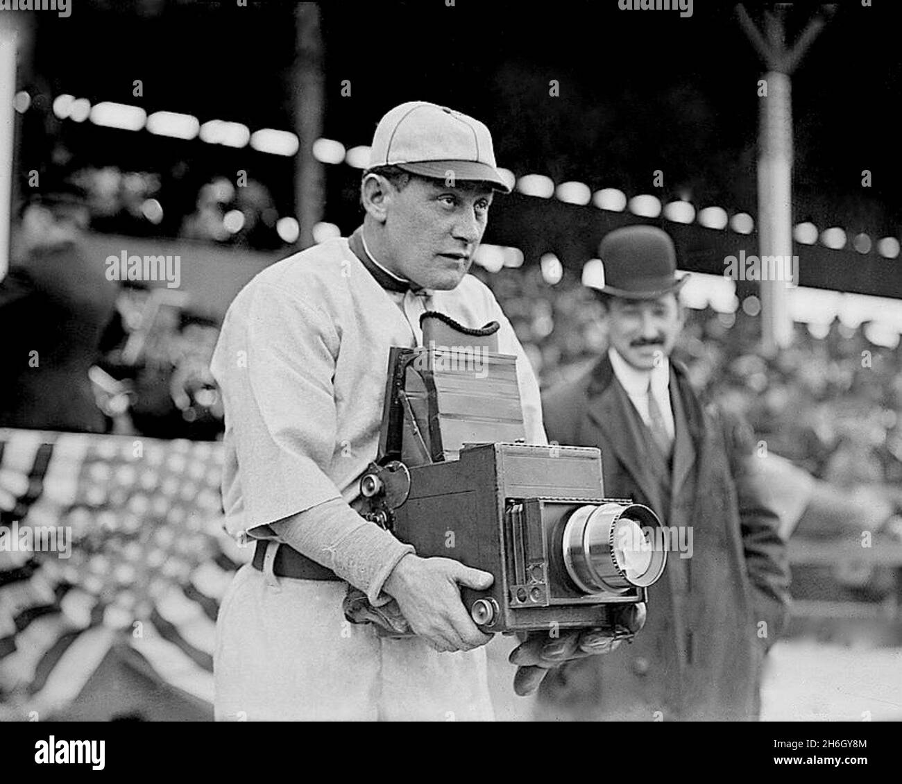 William Herman "Germany" Schaefer, Washington Senators, Hilltop Park ...