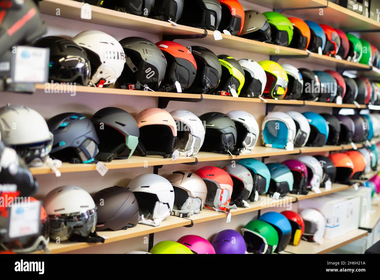 Helmet showcase hi-res stock photography and images - Alamy
