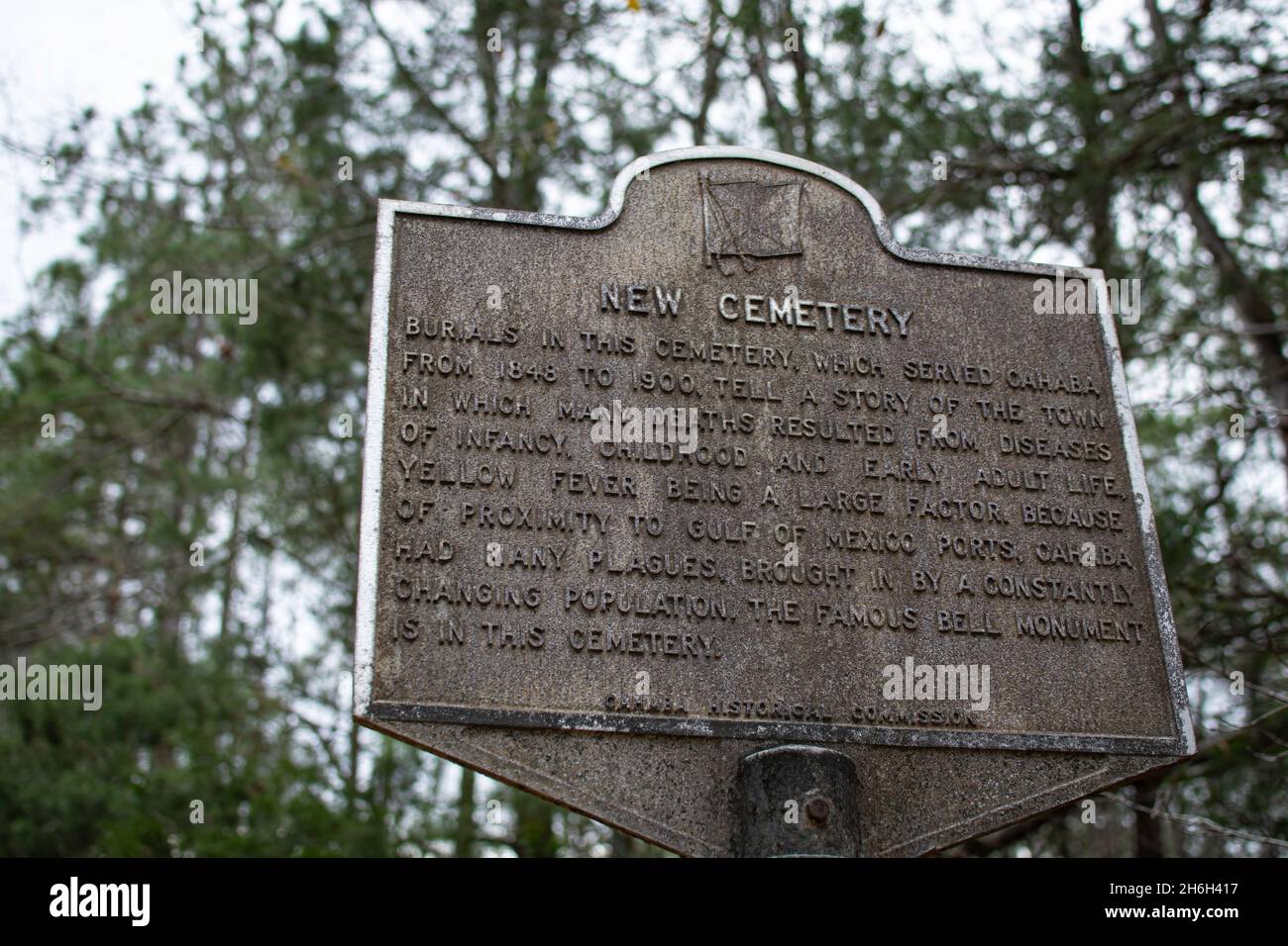 Orrville, Alabama, USA - Jan. 26, 2021: Informational sign for New ...