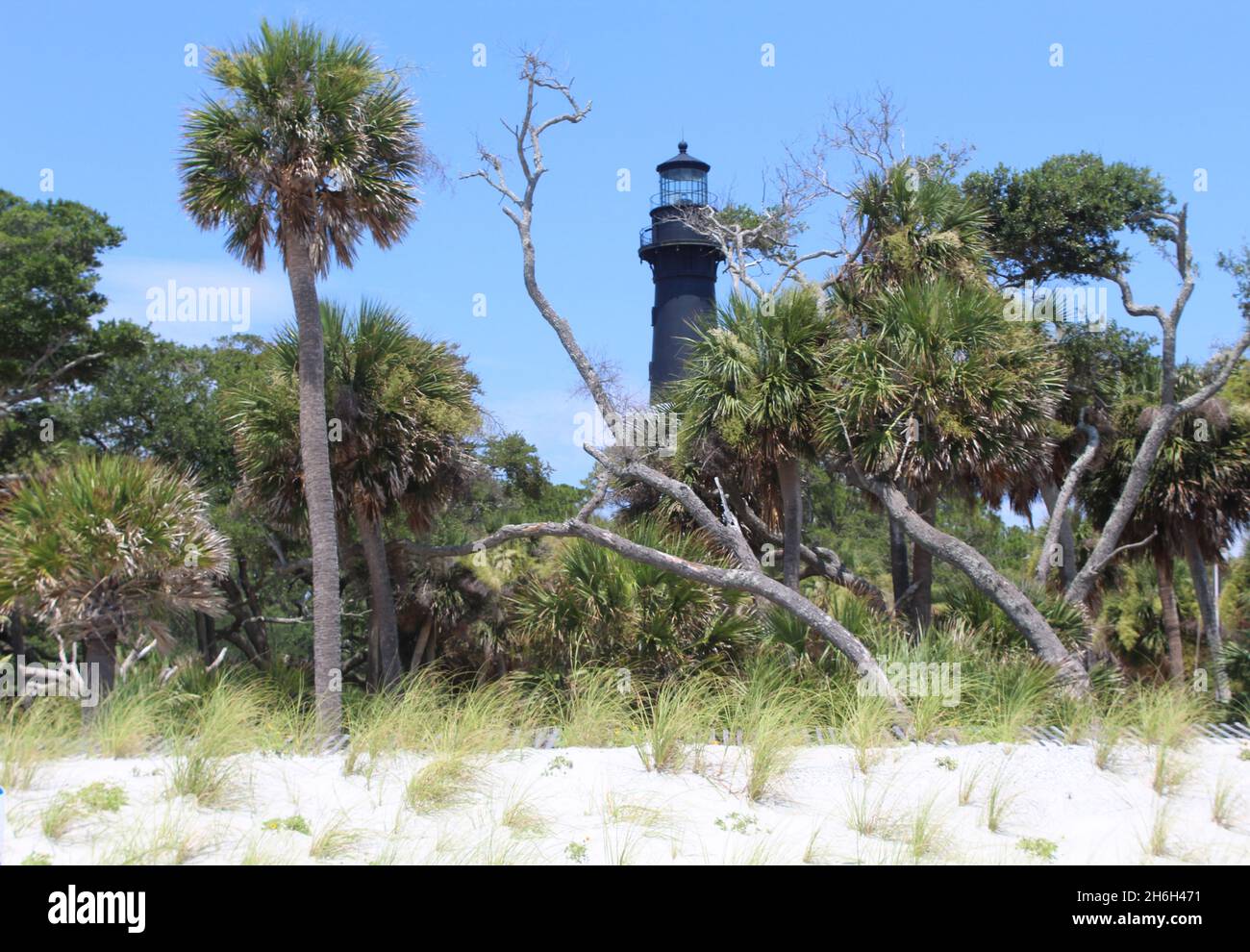 Hunting Island Lighthouse at Hunting Island State Park in South ...