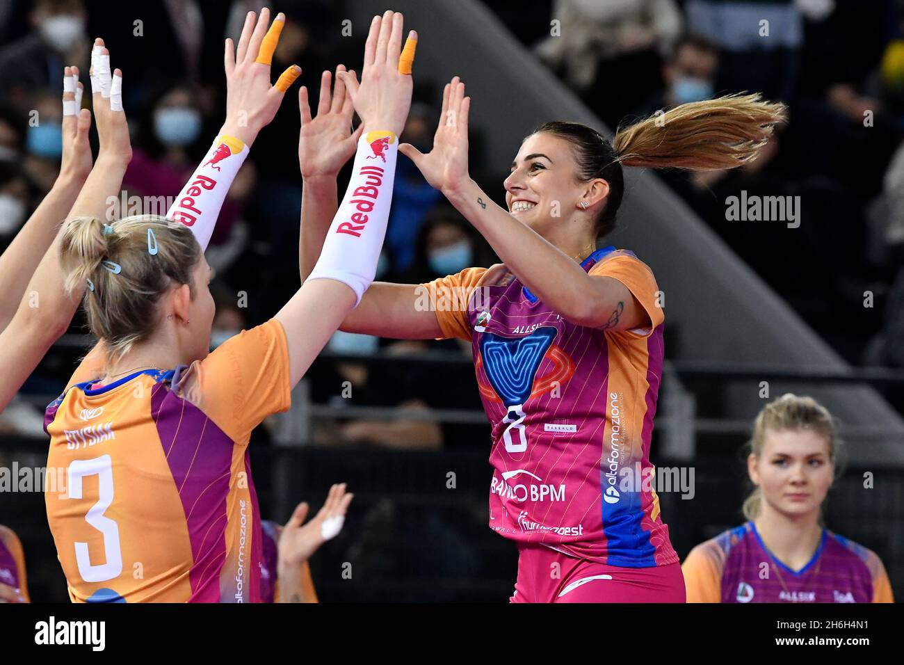 Rome, Italy. 14th Nov, 2021. Alessia Orro of Vero Volley Monza in ...