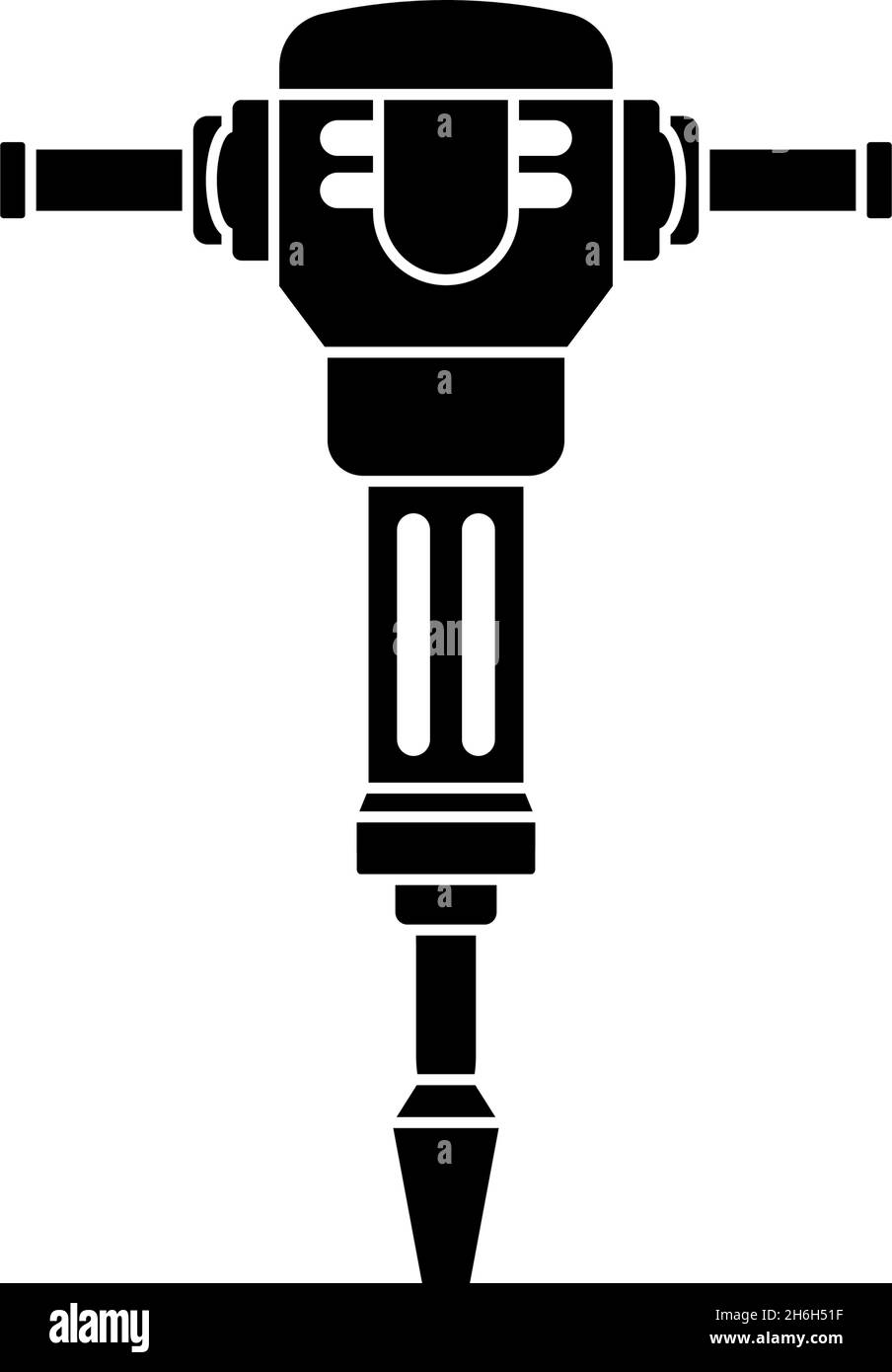 Jack Hammer Icon Design Template Vector Isolated Illustration Stock Vector Image And Art Alamy