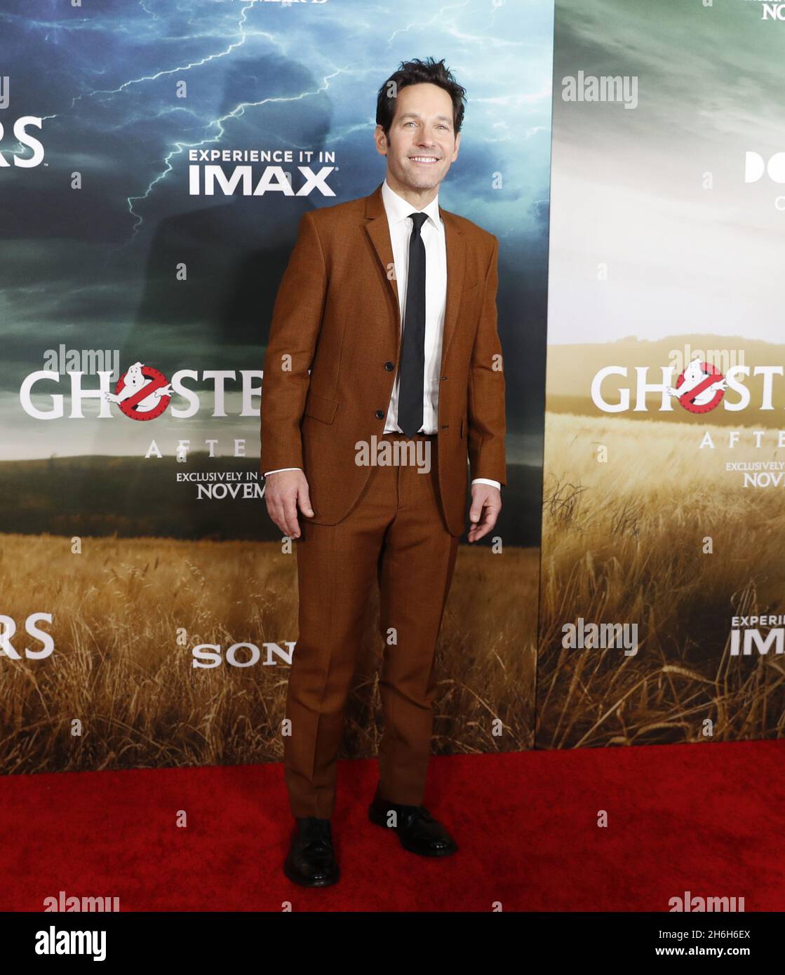 New York, United States. 15th Nov, 2021. Paul Rudd arrives on the red ...