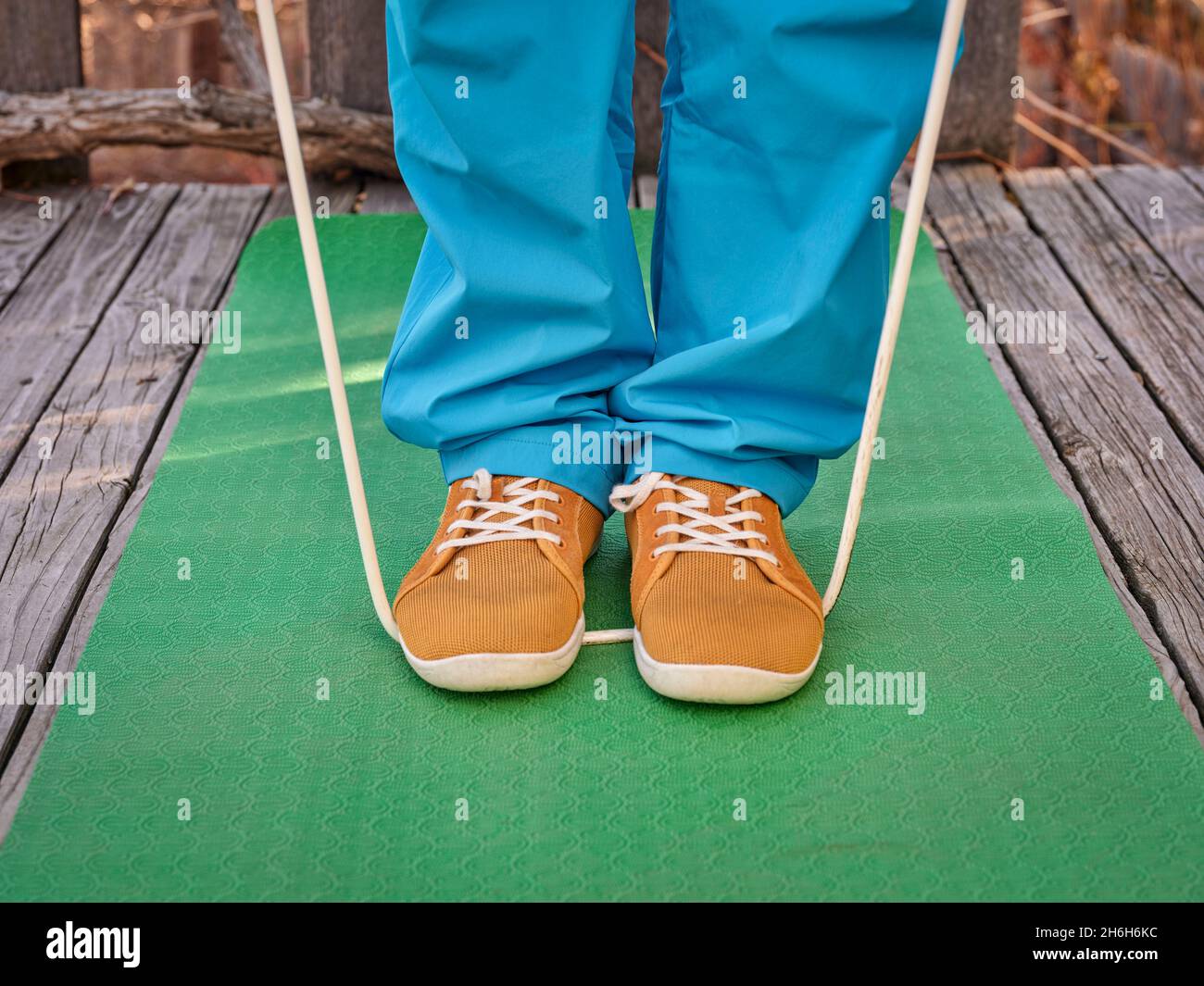 Heavy rope exercise hi-res stock photography and images - Alamy