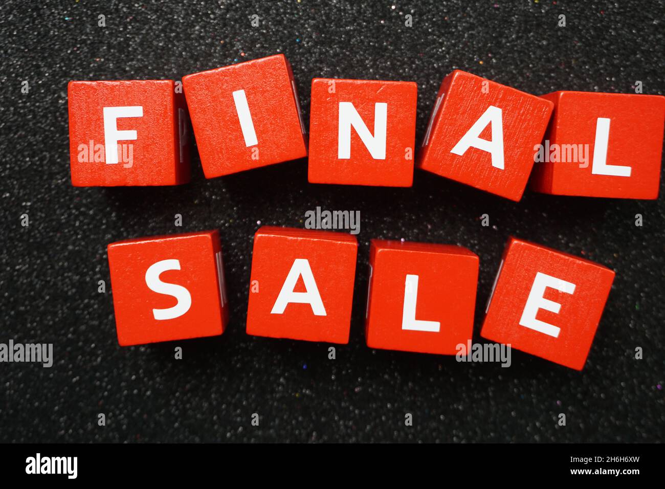 Final Sale alphabet letter Stock Photo - Alamy