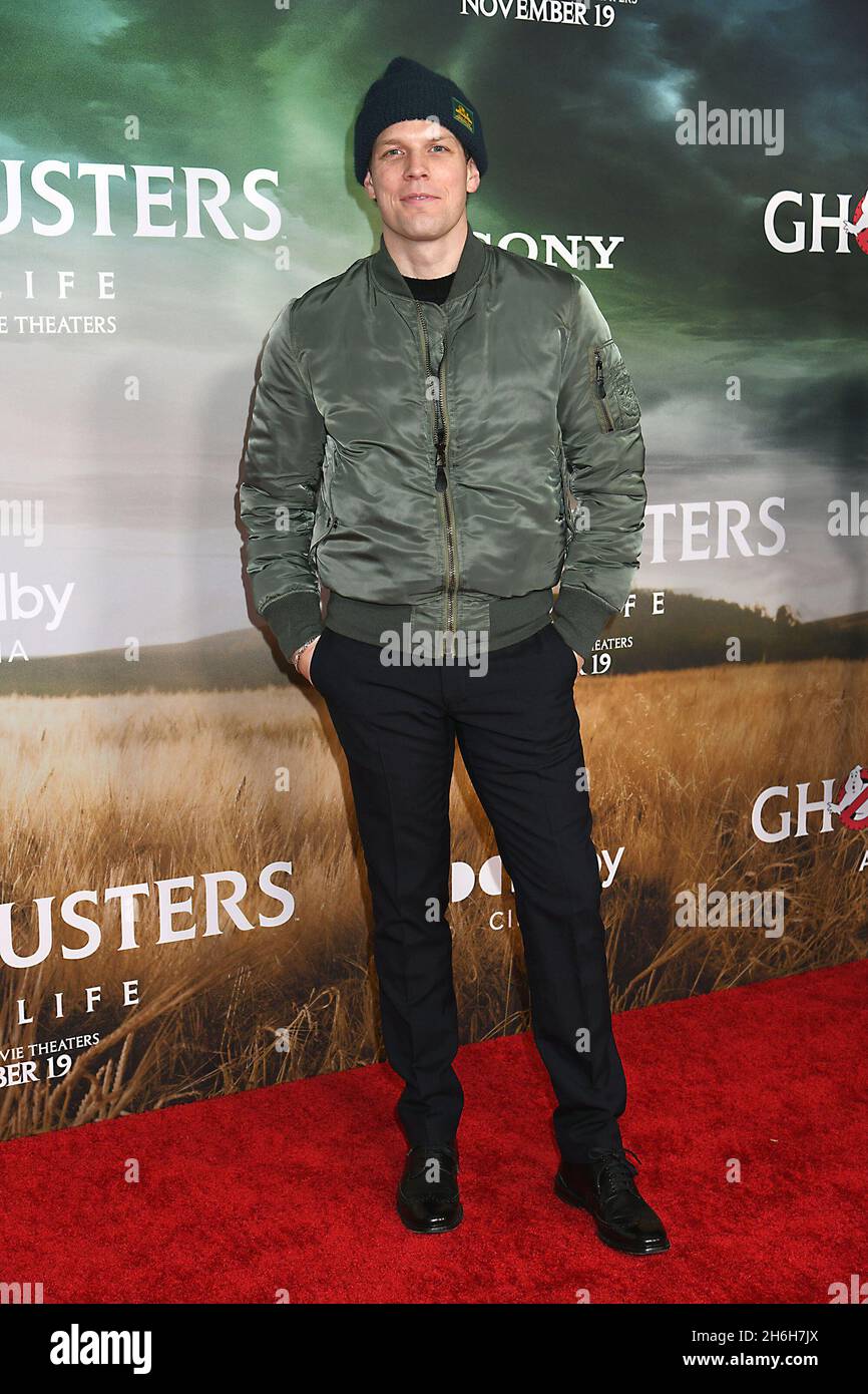 Jake Lacy attends the "Ghostbusters:Afterlife" Movie Premiere on ...