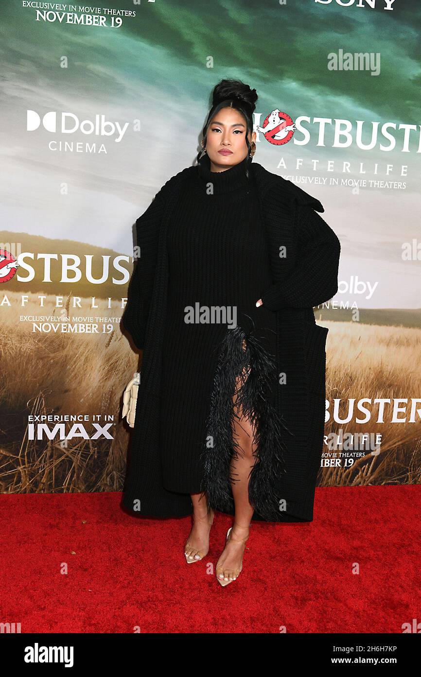 Chloe Flowers attends the "Ghostbusters:Afterlife" Movie Premiere on ...
