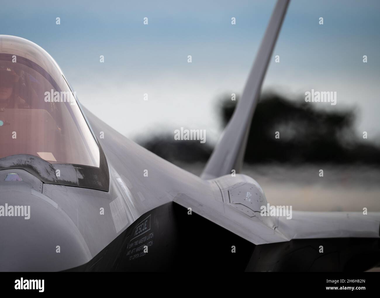 Maj. Kristin Wolfe, F-35A Lightning II Demonstration Team pilot and commander, prepares to take ...
