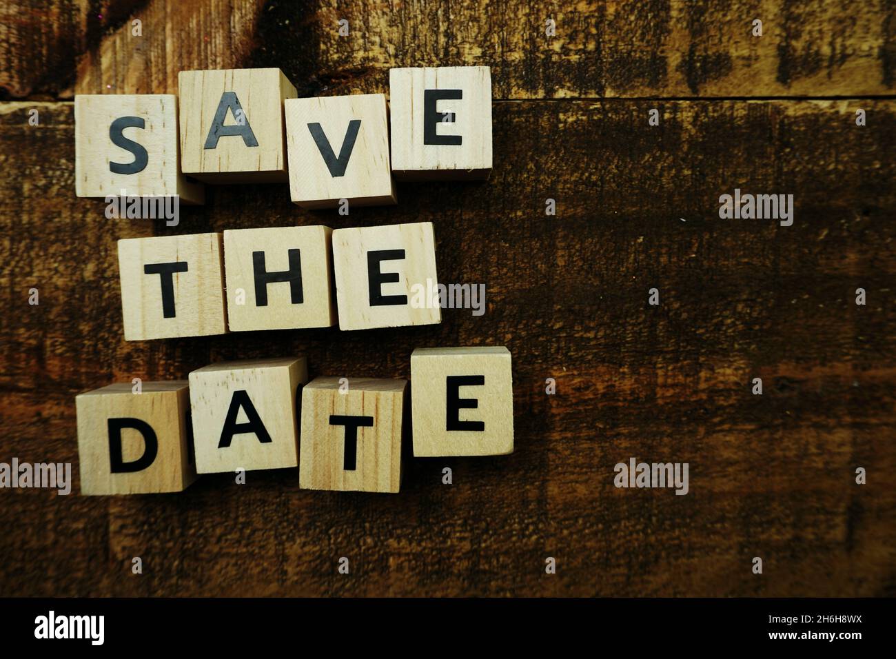 Save The Date alphabet letters Stock Photo - Alamy