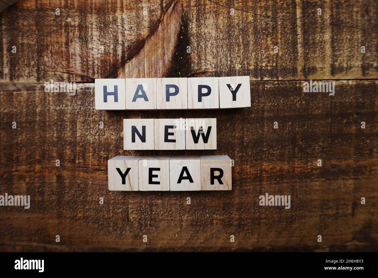 Happy New Year alphabet letter Stock Photo - Alamy