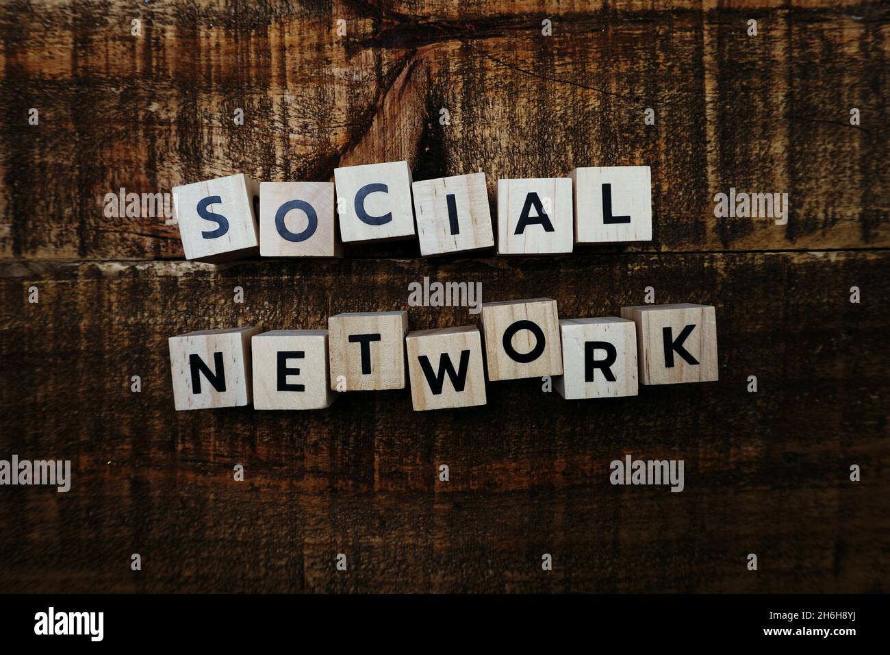 Social Network alphabet letter Stock Photo - Alamy