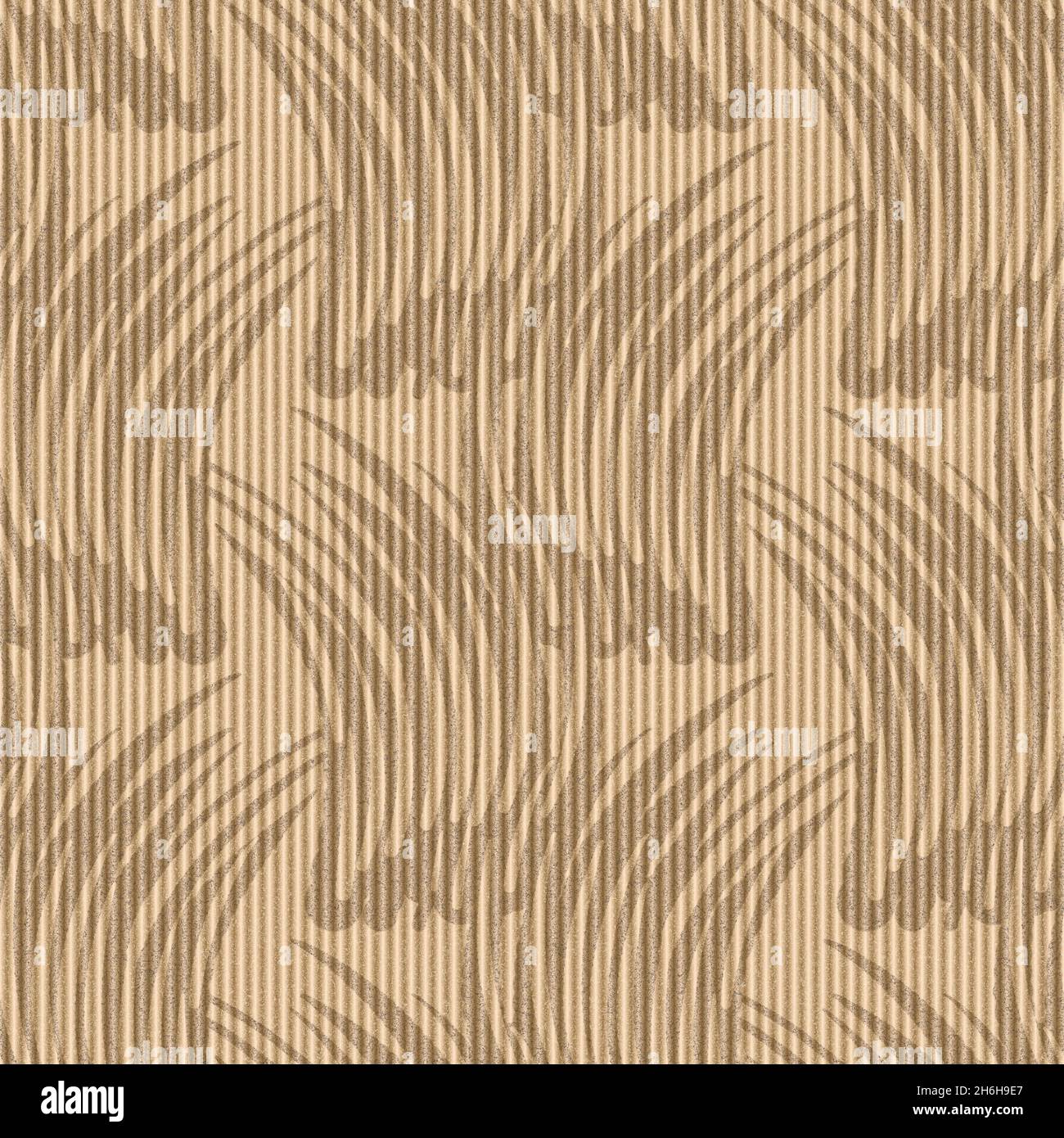 Ecru recycled corrugated pulp card paper texture. Ribbed plain neutral ...